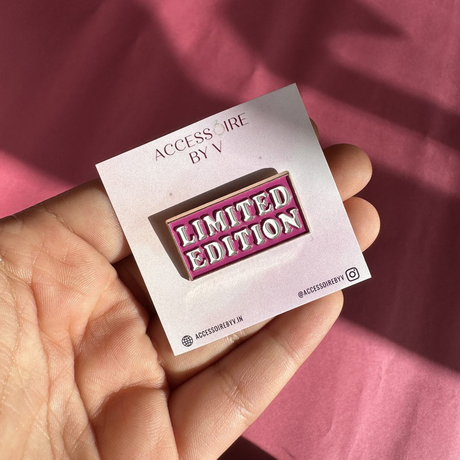 Limited Edition Brooch Enamel Pin – Accessoire By V