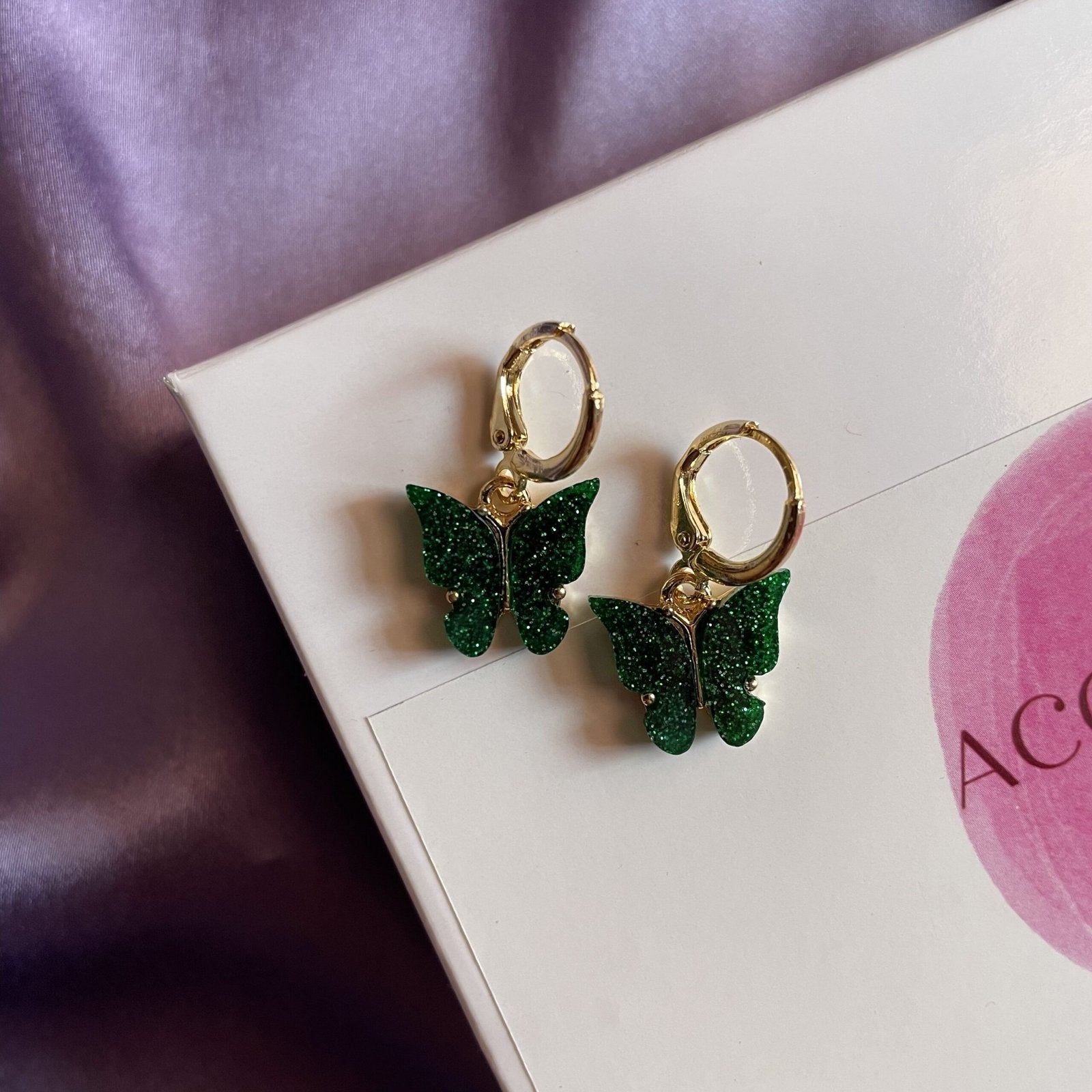 Green Butterfly Drops – Accessoire By V